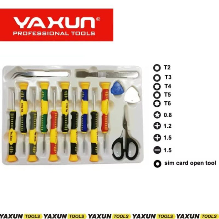 YAXUN YX-821 12-in-1 Screwdriver & Opening Tool Set – Tech Cube Store